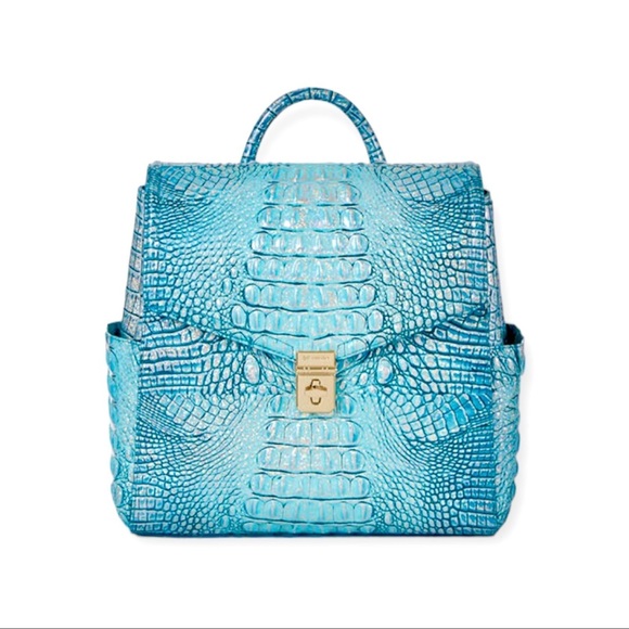 Brahmin | Bags | Brahmin Liz Melbourne Backpack In Artic Blue | Poshmark